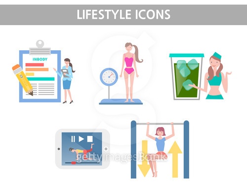 lifestyle icons 이미지 (a9982230) - 게티이미지뱅크