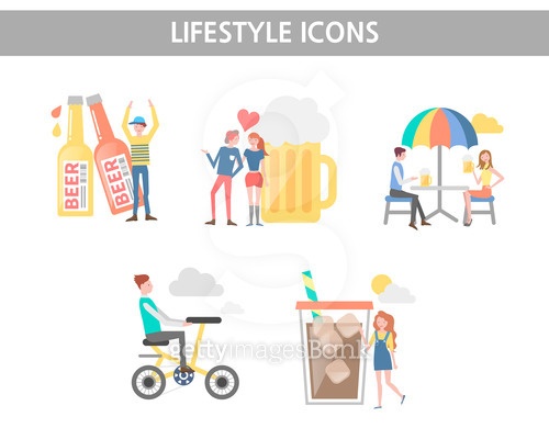 lifestyle icons 이미지 (a9982233) - 게티이미지뱅크