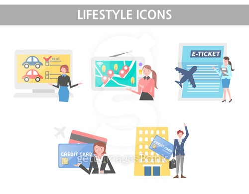 lifestyle icons 이미지 (a9982244) - 게티이미지뱅크