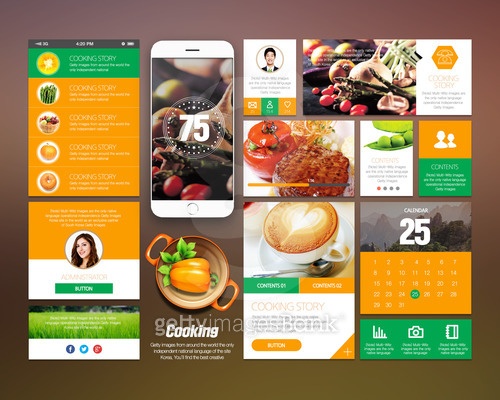 Cooking UI 이미지 (a10042608) - 게티이미지뱅크