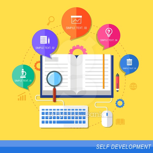 Self Development Infographic 이미지 (a10368877) - 게티이미지뱅크