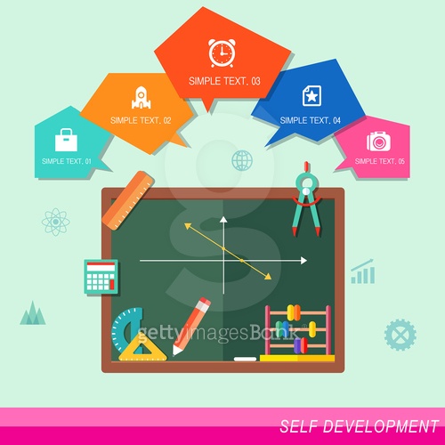 Self Development Infographic (a10368881) 일러스트, 무료 일러스트 - 게티이미지뱅크