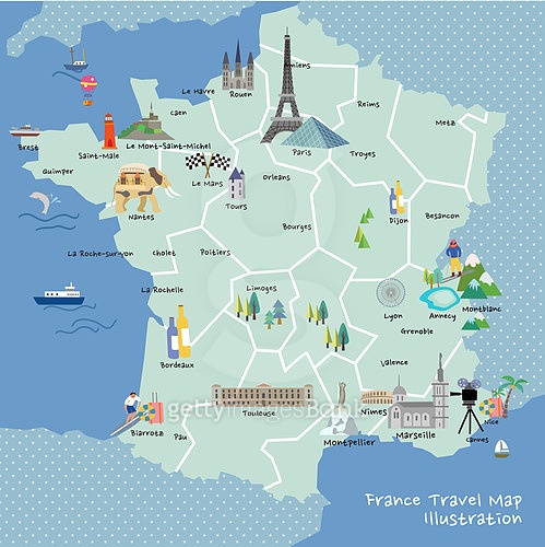 Map, Landmark Illustration (a10494592) - 게티이미지뱅크