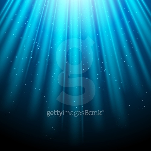 Blue glowing light background with luminous rays 이미지 (a10770158) - 게티이미지뱅크