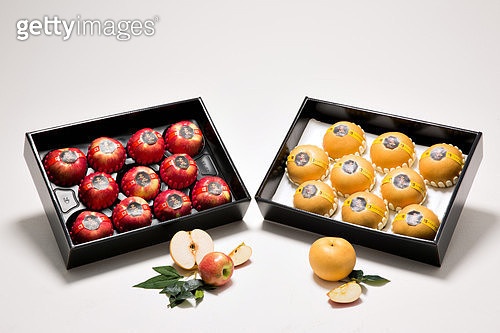 과일, 배 (과일), 선물세트 (선물) 이미지 (jv10971362) - 게티이미지뱅크