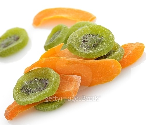 Dried Kiwi And Mango Fruits,Close Up (a10835913) - 게티이미지뱅크