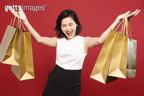 Fashion female white-collar shopping 이미지 (vs11130845) - 게티이미지뱅크