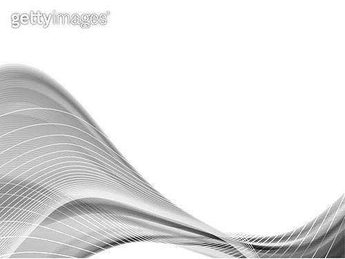 Vector wavy and curve line. EPS10 with transparency. Abstract ...