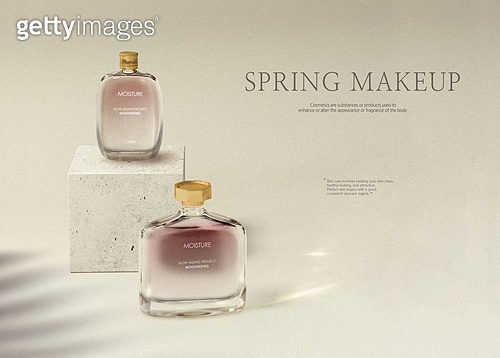 그래픽이미지 Computer Graphics 합성 Computer Graphics 화장품 몸단장제품 뷰티 스킨케어 향수스프레이 광고 이미지
