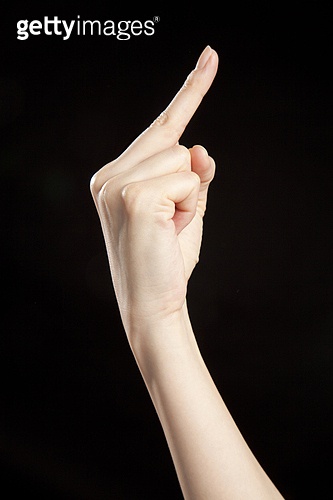 Raise the middle finger 이미지 (jv12322420) - 게티이미지뱅크