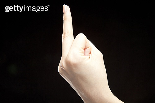 Raise the middle finger 이미지 (jv12322425) - 게티이미지뱅크