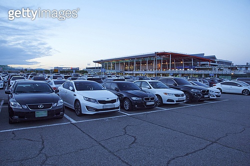 주차장, 건설현장, 김포공항, 강서구, 서울 이미지 (a12550824) - 게티이미지뱅크