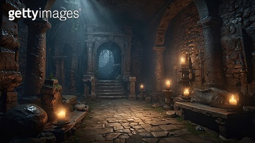 Explore the depths of the underground mysterious dungeons, where ...