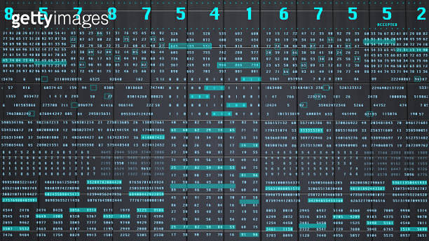 Digital Decimal Number Data Encoder Statistics Random Algorithm ...
