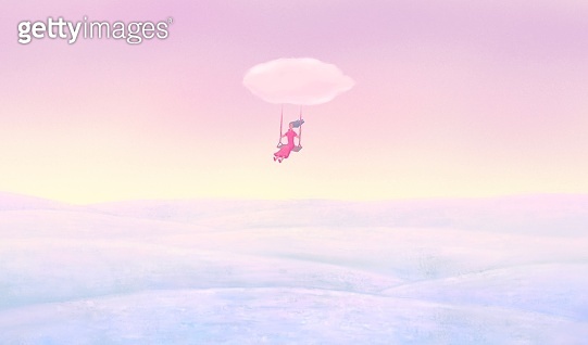 Idea concept art of inspiration , motivation, dream, freedom and ...