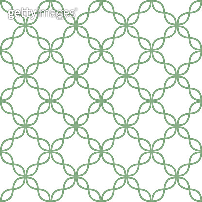 Monochrome green geometric seamless pattern. Retro tileable backgrounds ...