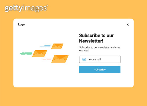 UI Subscribe banner template 이미지 (1316471695) - 게티이미지뱅크
