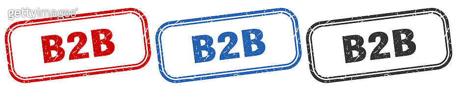 b2b square isolated sign set. b2b stamp 이미지 (1307077358) - 게티이미지뱅크