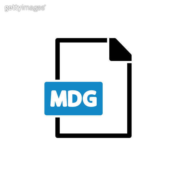 MDG File format icon stock illustration (1318157333) - 게티이미지뱅크