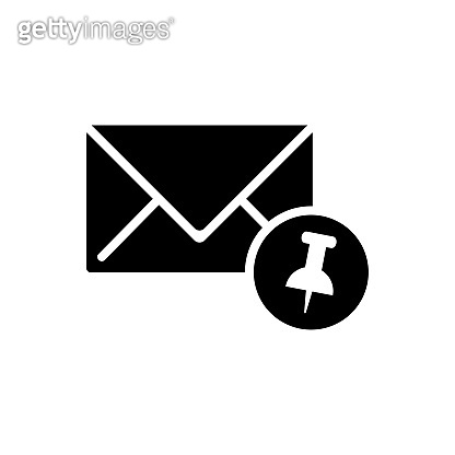 Email attachment, add, pin icon stock illustration) 이미지 (1314301814 ...