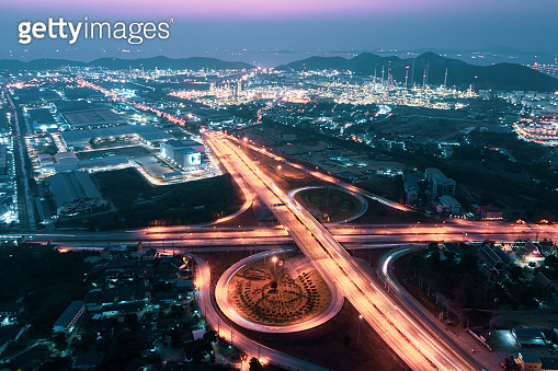 interchange ring road and motorway freeway highways and moving ...