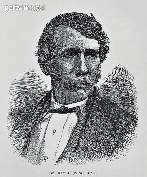 Dr. David Livingston Portrait, 19th Century African History 이미지 ...