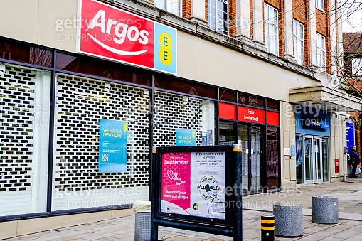 Closed Argos Store In Leatherhead Surrey With No People 이미지 (1306844730 ...