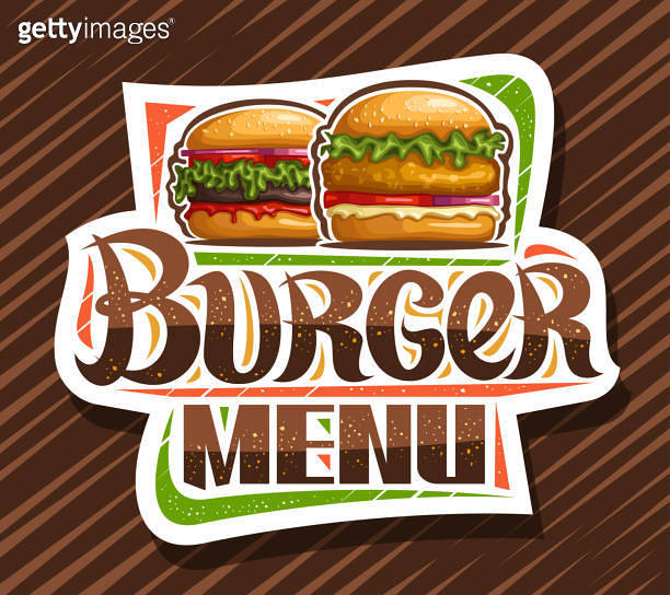 Vector label for Burger Menu 이미지 (1322290706) - 게티이미지뱅크