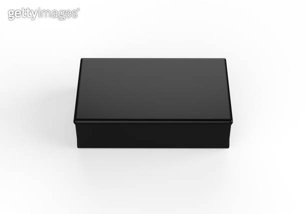 Butter block wrap box mockup on isolated white background, packaging ...