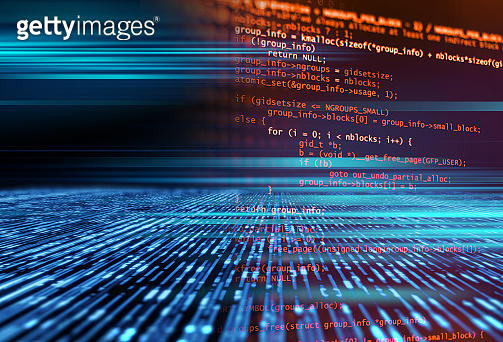 Programming code abstract technology background of software developer ...