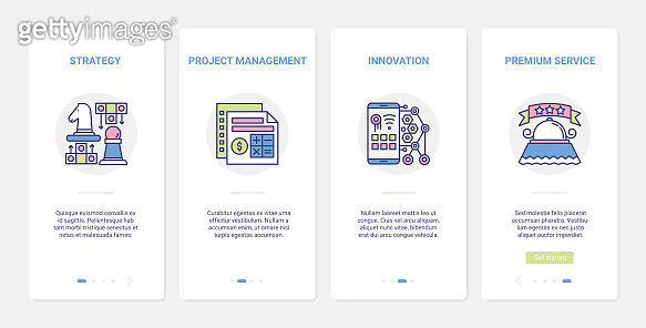 Creative business strategy, innovative management UX, UI mobile app ...