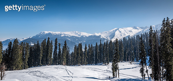 Winter season, Gulmarg is a town, a hill station, a popular tourist ...