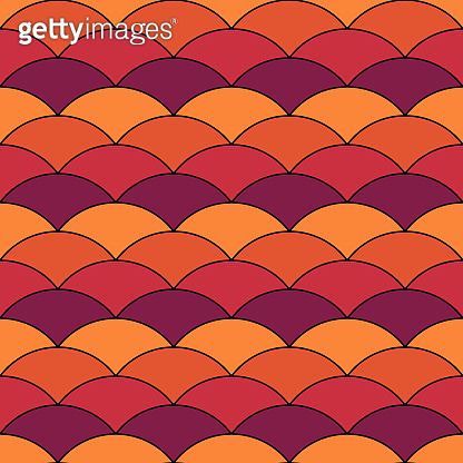 Seamless scales pattern. Japan traditional ornament. Ethnic embroidery ...