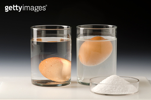 Physics. Water density science experiment. 이미지 (1305985872) - 게티이미지뱅크