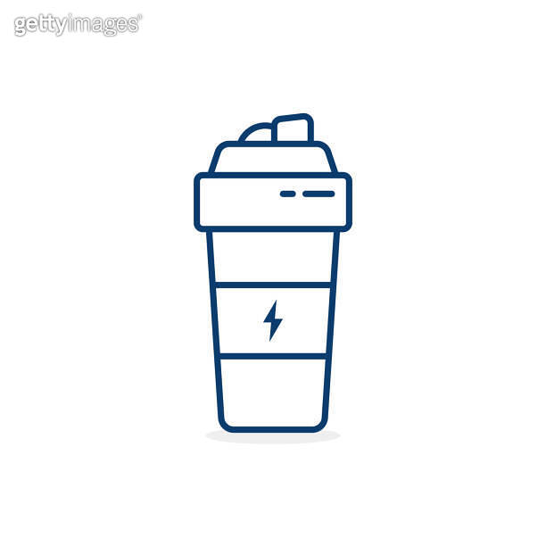thin line fit shaker cup icon 이미지 (1294297726) - 게티이미지뱅크