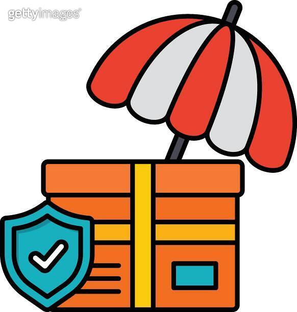 Cargo insurance Concept, Logistics and Shipping Coverage policy Vector ...