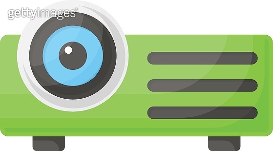 Multimedia Projector Concept, 4K Home Cinema Projectors Vector Color ...