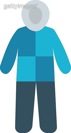 Hazmat suits Concept, Overall level b Vector Color Icon Design ...
