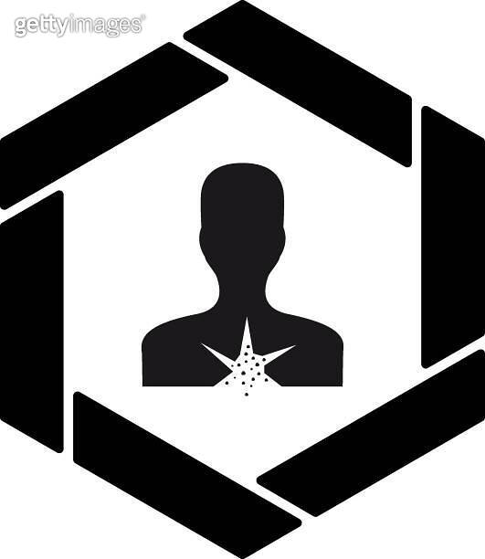 Carcinogen Concept, occupational cancer Vector Icon Design, Black ...