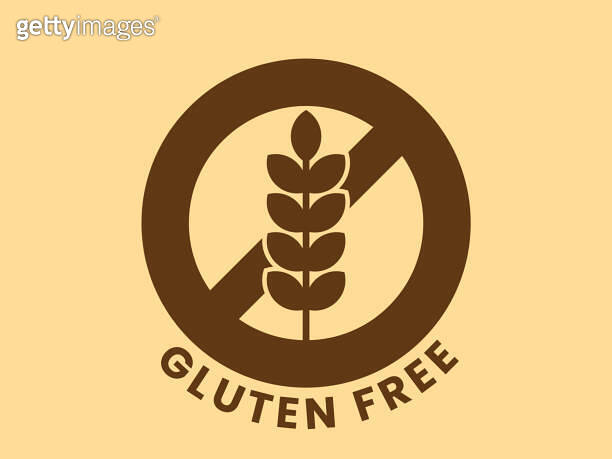 Crossed out sign with wheat ear or wheat spike icon. 이미지 (1294911071 ...