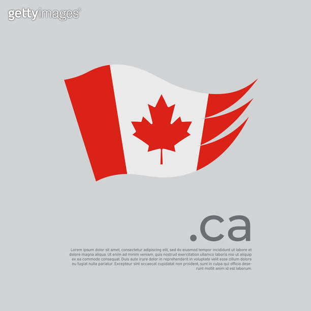 Canada flag. Canadian flag painted with abstract brush strokes on a ...