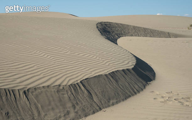Sand dunes in the ocean. Desert dry sahara land Cyprus (1347109107 ...