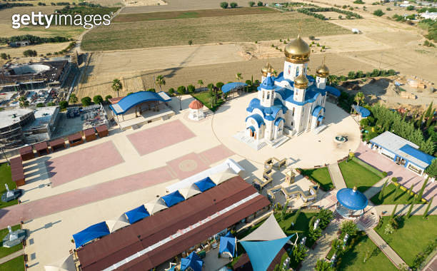 Russian orthodox church dedicated to Saint Andrew at the village ...