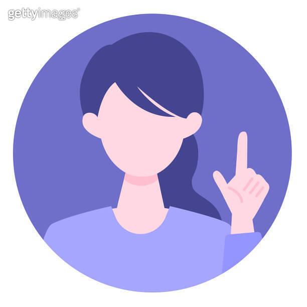 Young Woman cartoon character. People face profiles avatars and icons ...