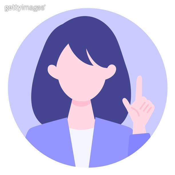 BusinessWoman cartoon character. People face profiles avatars and icons ...