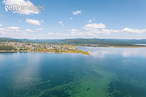 The Angara River is a major river in Siberia leaving Lake Baikal near ...