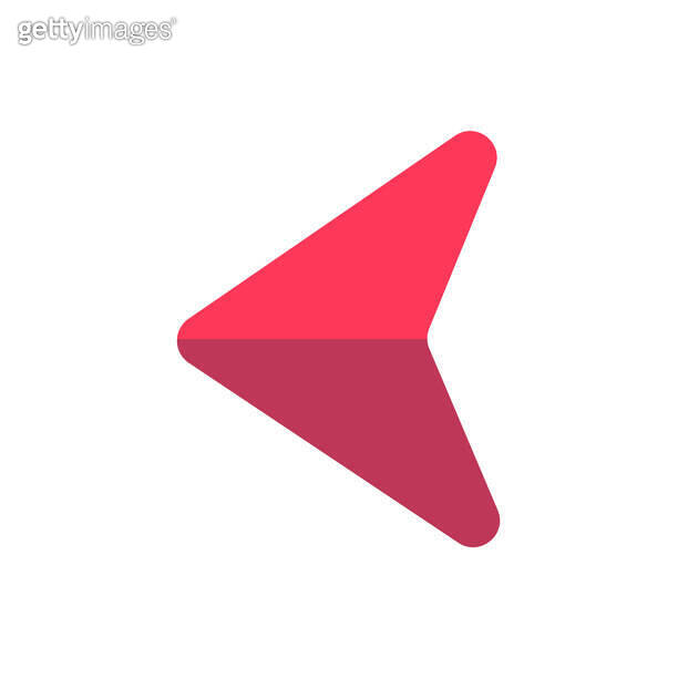 Business arrow. Red arrow pointing down. business financial loss graph ...