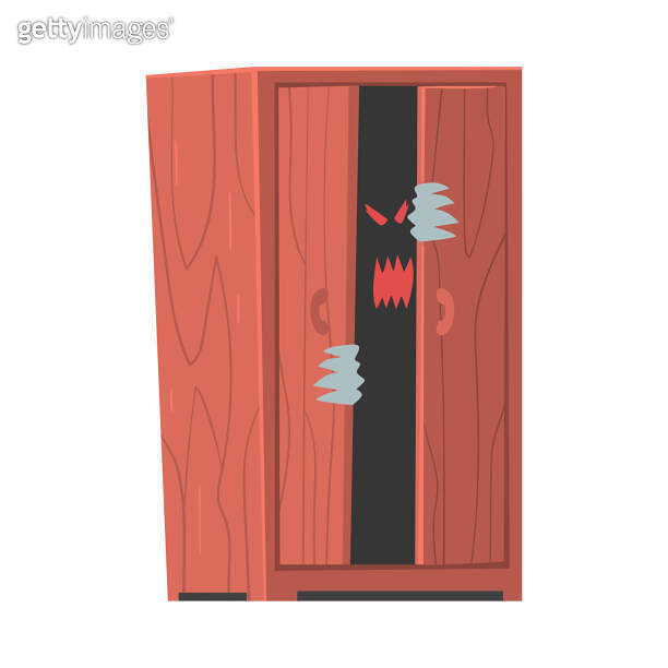 Spooky Monster or Ghost as Grotesque Creature with Terrifying ...