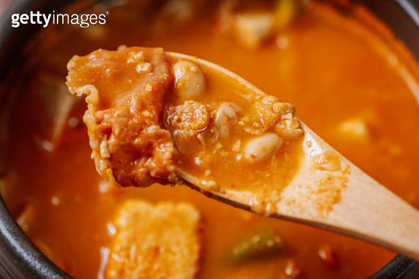Cheonggukjang, Korean style rich soybean paste stew : A stew made with ...