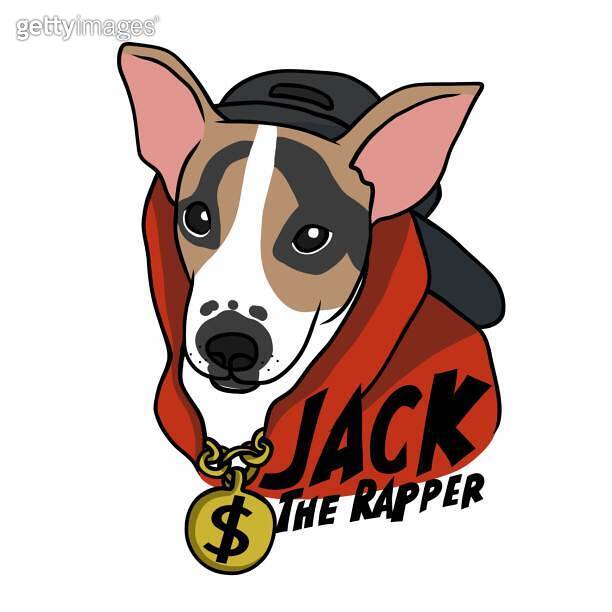 Jack the Rapper, Jack Russell Terrier dog wear rapper fashion style ...